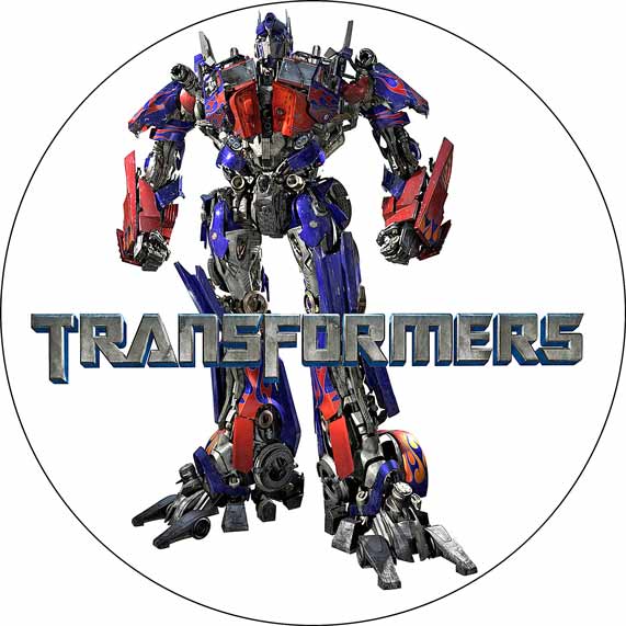 Opłatek na tort TRANSFORMERS 50 - TORTOWY.pl